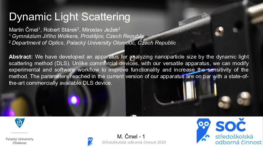 High school research project on dynamic light scattering – Quantum ...
