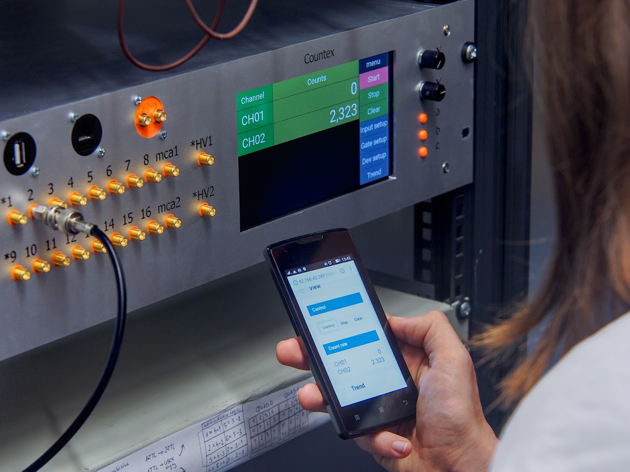 Countex – a QOLO-made counter and coincidence unit – Quantum Optics Lab ...